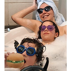 FEISEDY Thick Heart Sunglasses Rimless Heart Shaped Sun Glasses Women Fashion Love Glasses B2419