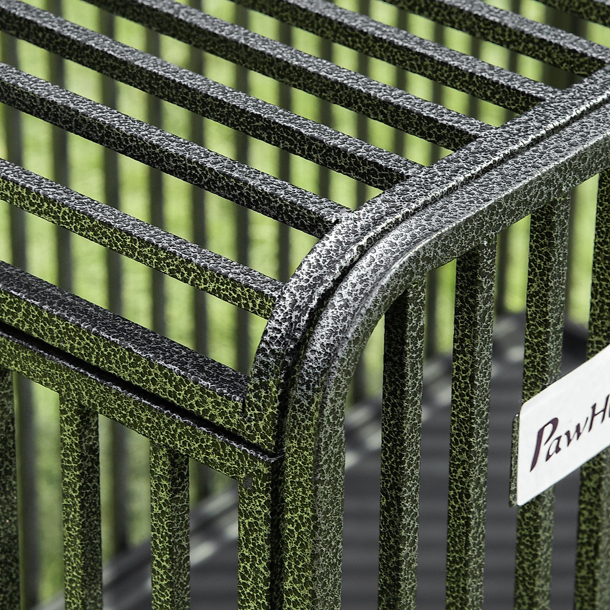 PawHut Foldable Heavy Duty Dog Cage, Chew Proof Dog Crate on Wheels, Portable Dog Crate Kennel with Removable Tray, Large and Medium Pups, 43"