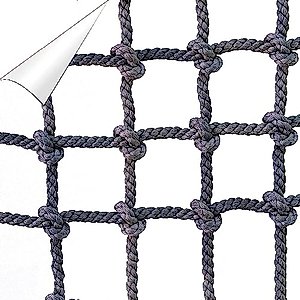 EkiDaz HXRW Rope Net Climbing Net for Kids Cargo Net Obstacle Climbing Net Protective Safety Net Rope Net Playground Sets for Backyards (Size : 3 * 5m(9.9 * 15.15ft))