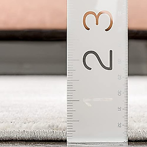 Well Woven Raggi Vintage Neutral Ivory Chindi Braided Pattern Area Rug (5'3" x 7'3")