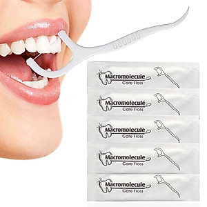 Dental Flossers Individually Wrapped, Dental Flossers, Floss Single Bag, Travel Dental Floss, Unflavored Floss Picks, Floss Sticks, Tooth Floss, Dental Picks Disposable 150 Count