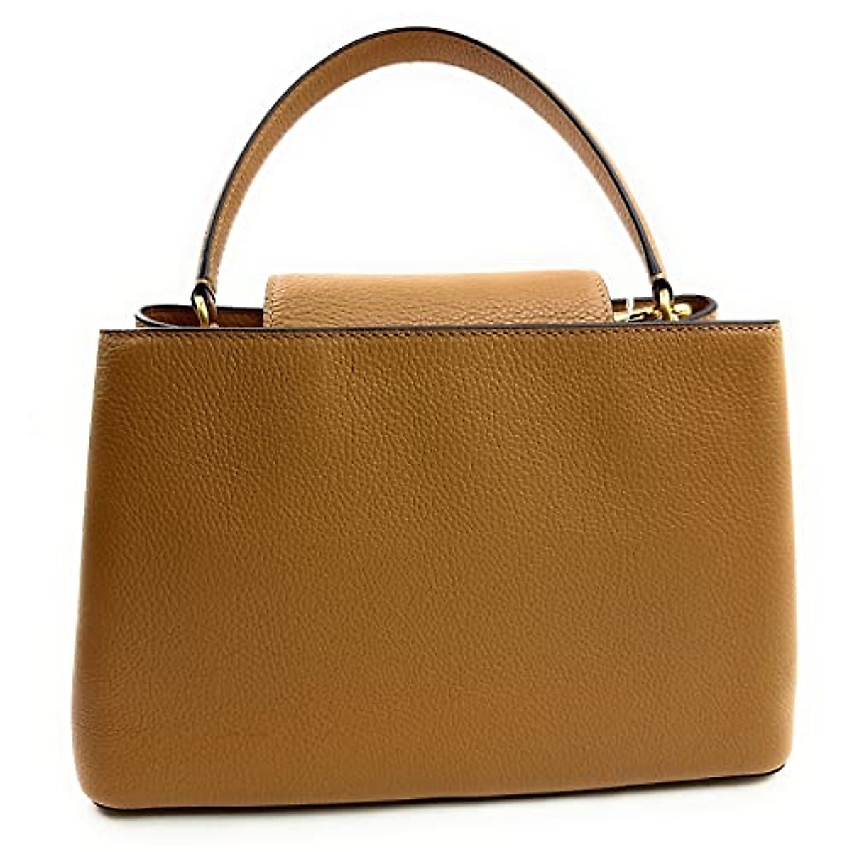 Tory Burch Britten Small Satchel (Tiramisu)