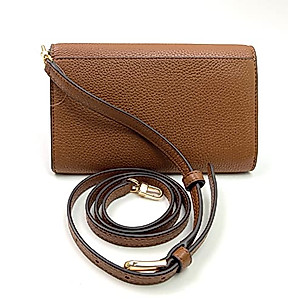 Tory Burch Women's Thea Flat Wallet Crossbody (Moose)