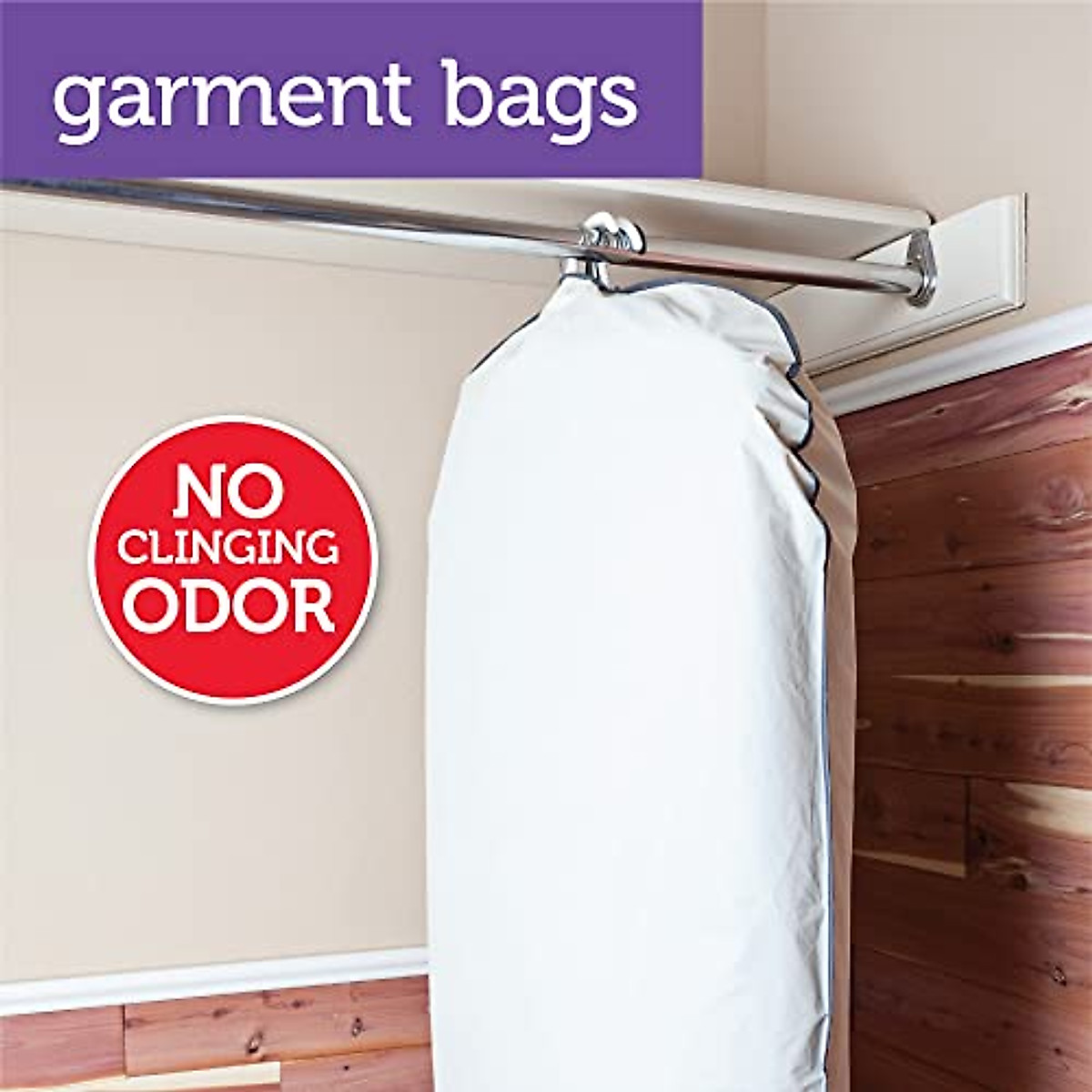 Enoz Lavender Scented Moth Ball Packets: Kills Clothes Moths, Carpet Beetles, Eggs and Larvae (6 oz Bag, 6 Pack)