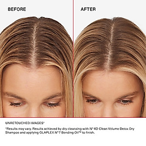 Olaplex No. 4D Clean Weightless Volume Dry Shampoo, Detoxifies Scalp, Neutralizes Odor, Leaves Hair Feeling Clean, For All Hair Types, 6.3 oz