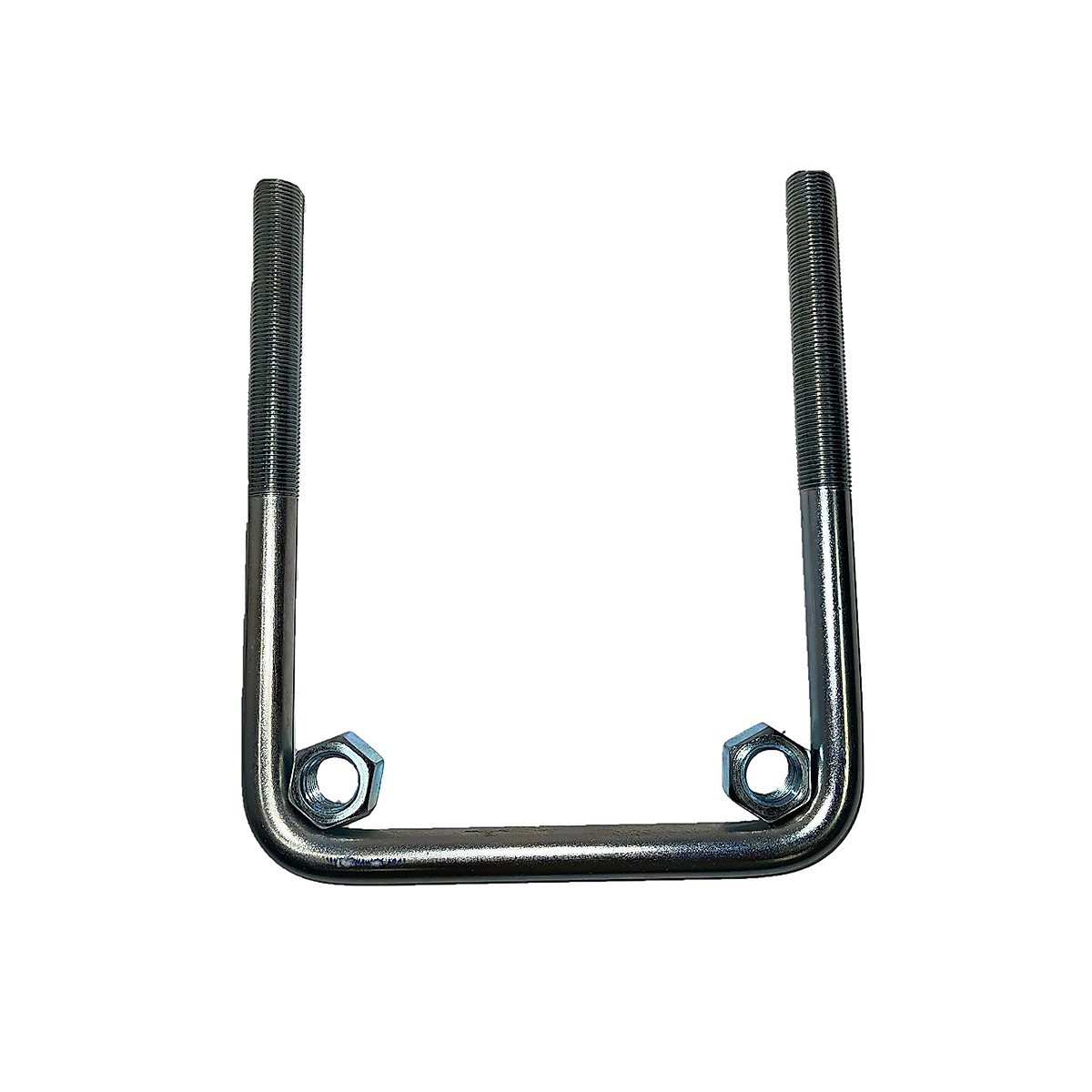 Zinc Plated Square U-Bolt 5/8" Thick x 5" ID x 8-1/2" Long w/Zinc Plated Nuts Farmer Bob's Parts S1070Z