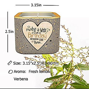 Kusry Birthday Gifts for Women or Men, Unique Scented Candle for Her, Mom, Sister, Friend, 16th 18th 21st 30th 40th 50th 60th 70th 80th