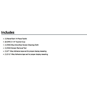 OWC General Servicing Kit Compatible With iMac 2007 and later Models, (OWCDIYIMACGEN)