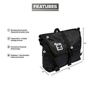 adidas Originals Originals Utility Messenger Crossbody, Black, One Size