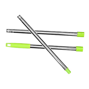NOLITOY 4 Sets Mop Stick Replacement Pole Handle Mop Rod Mop Accessory Rod para Refills Pool Skimmer Fiberglass Broom Commercial Broom Pole Broom Stick Pole Holder Dust Mop Stainless Steel
