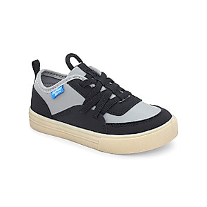 OshKosh B'Gosh Boy's Zenn Slip-On Sneaker, Black/Multi, 6 Toddler