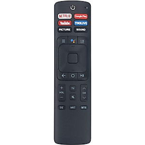 ERF3B69 Replacement Voice Remote Control fit for Hisense/Sharp 4k TV sub ERF3A69S ERF3B69S ERF3I69H W9HBRCB0006 LC-55N8003U LC-55Q7530U LC-58N7503U LC-65N8003U LC-75N8003U 55Q8070E LC-50N700