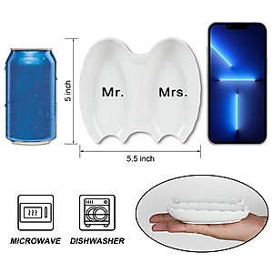 Spoon Rest for Stove Top - DoubleGroove Spoon Holder for Cooking Spoons Spatula Kitchen Decor Kitchen Counter Ceramic Spoon Rest Gift Box Ready Kitchen Decor