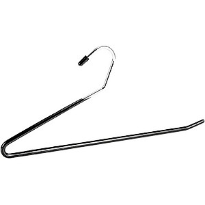 Pant Hangers 10 Packs, Royalhanger Metal Open Ended Hangers Skirt Hanger Strong Durable Space Saving Jeans Trouser Hangers with Non Slip Rubber Coating