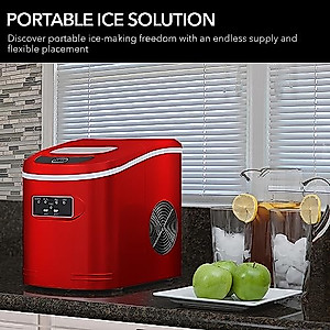 Whynter IMC-270MR Compact Portable 27 lb capacity-Red Ice Makers, One Size