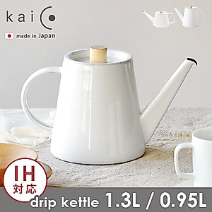 Japan Kaico Horo(Enamelware) Drip Kettle 1.3L Makoto Koizumi Design