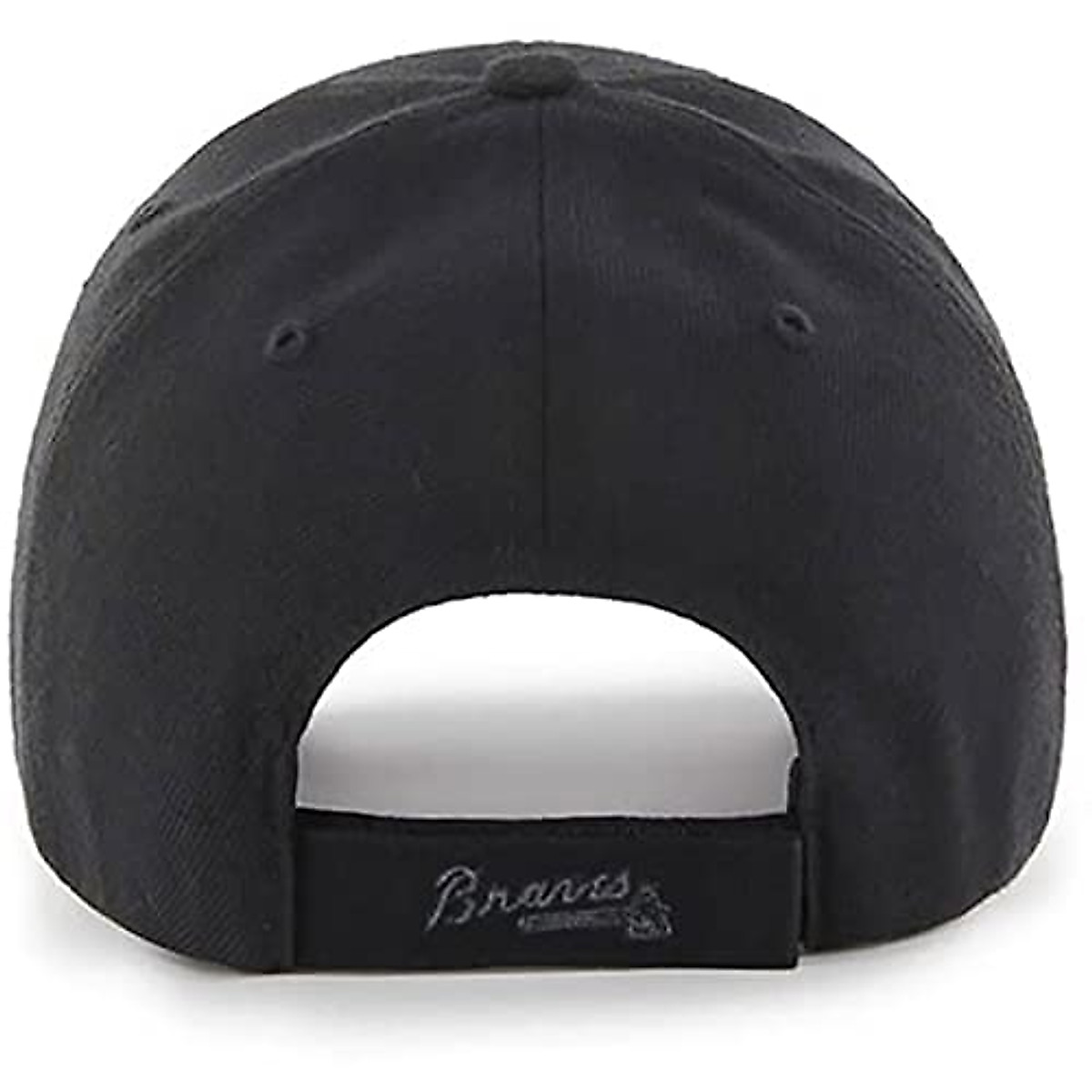 '47 Atlanta Braves MVP Adjustable Black Hat, One Size