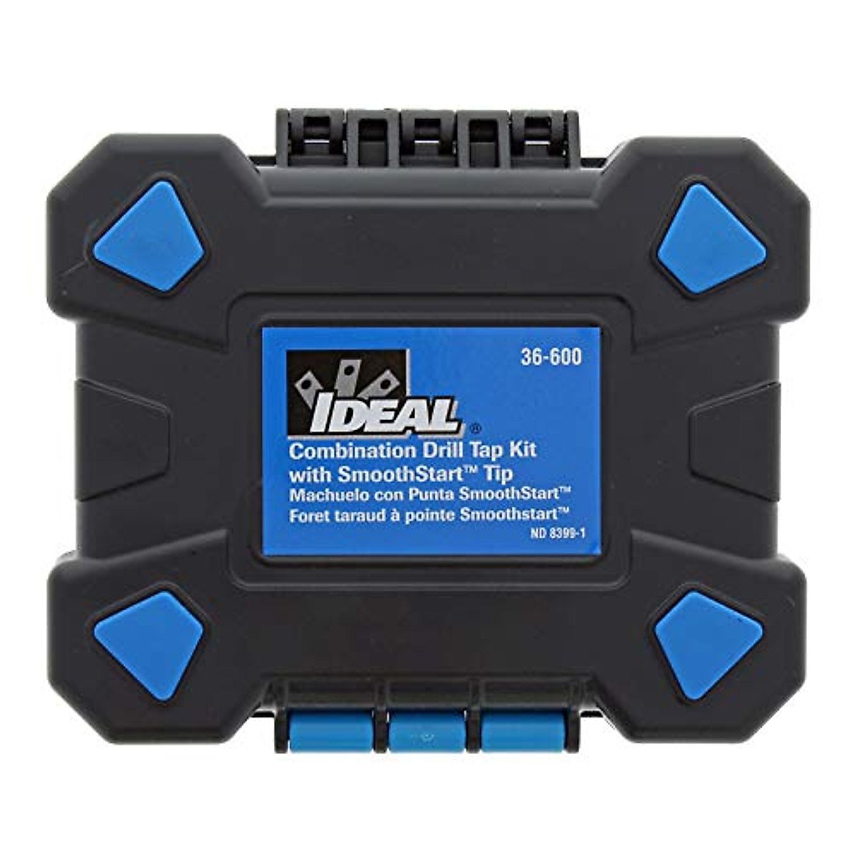 IDEAL Electrical 36-600 Standard Drill/Taps - (8 Piece) 1/4 in. Hex Shank, Drilling, Tapping, Deburring, HSS Bit Kit