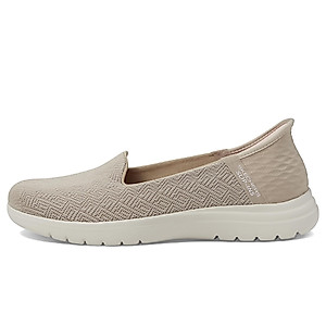 Skechers On-The-Go Flex - Astonish Slip-Ins Taupe 9 B (M)