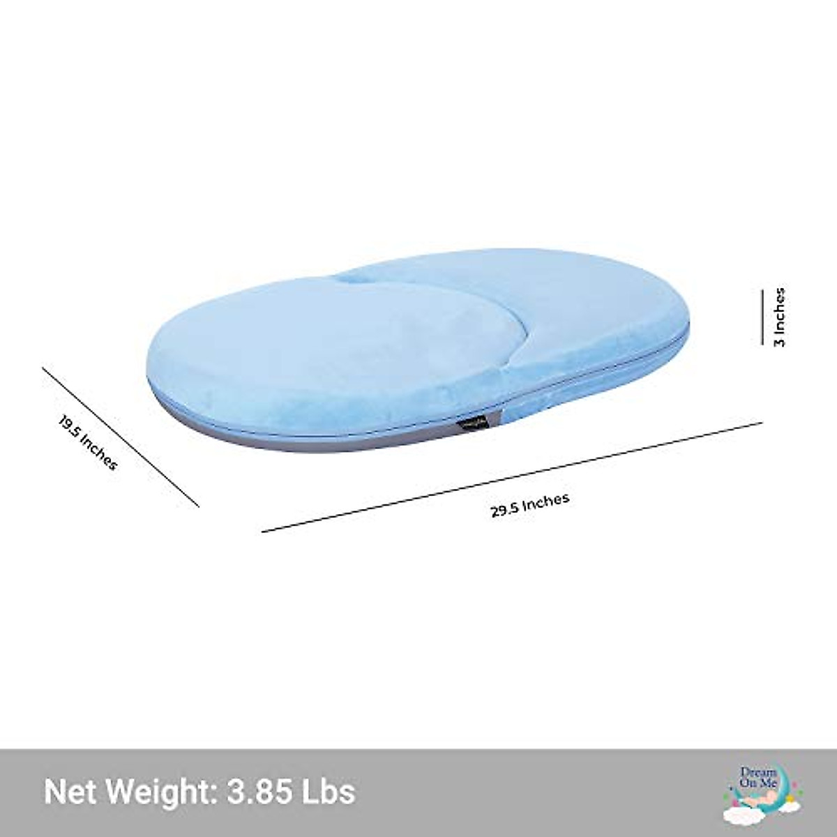 Dream On Me Multifunctional Nursing Chair in Blue