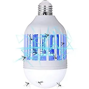 Bug Zapper Light Bulb 2 in 1 LED Light for Fruit Flies, Mosquito, Bug, Insect and Fly Control - Traps