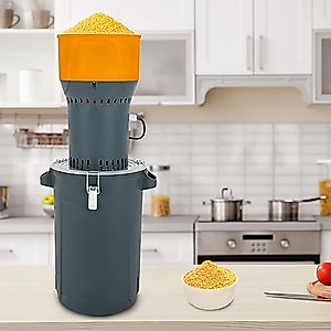 Grain Mill Grinder Electric, Grain Grinder Mill, Corn Grinder Electric, Wheat Grinder, Brew Mill, 6.6 Gallons (25L) 1000W
