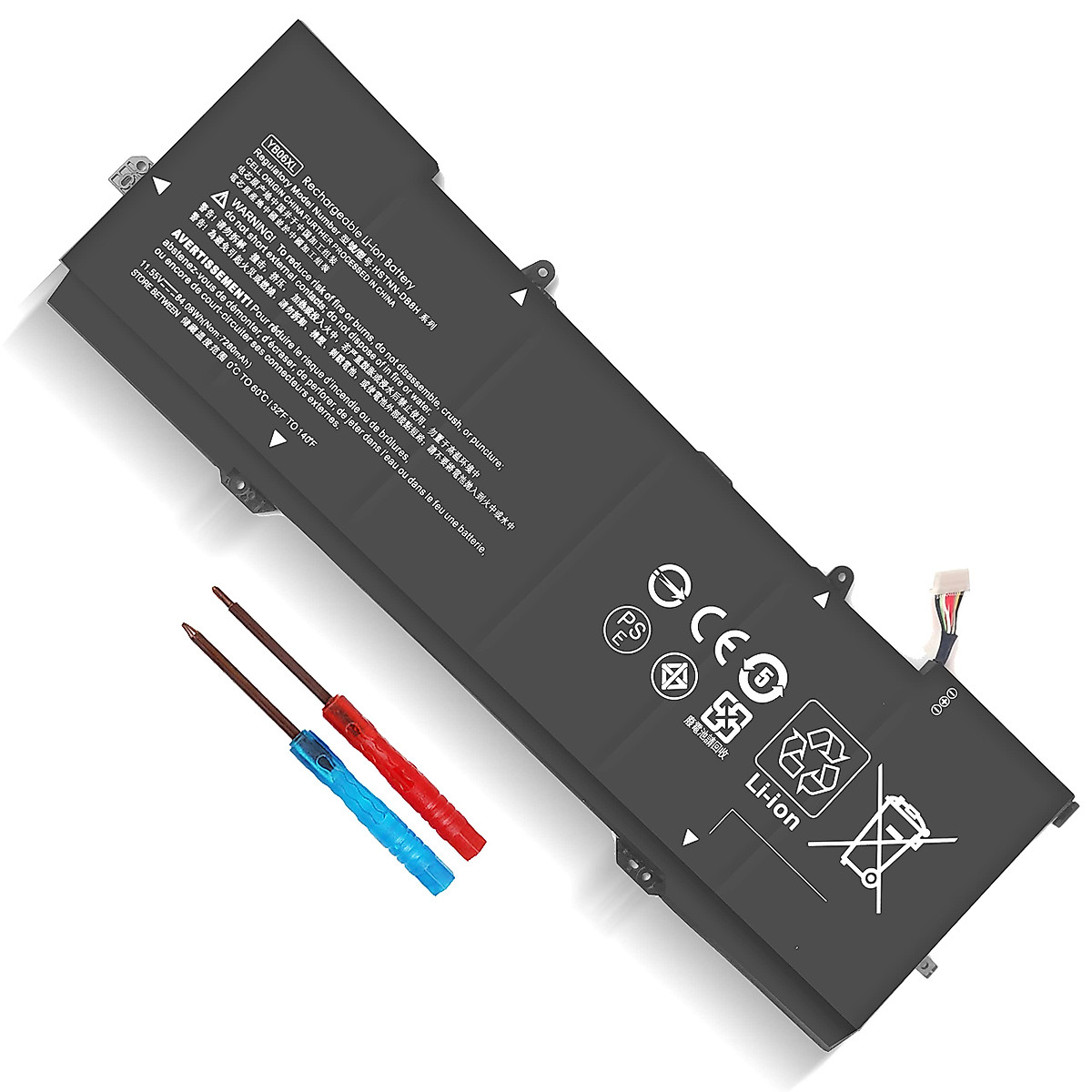 YB06XL 928372-855 928427-271 Battery Fit for HP Spectre X360 15-CH 2018 15-ch0xx 15t-ch000 15-ch000tx 15-ch000nf 15-ch000ng Series HSTNN-DB8H HSTNN-DB8V 928427-272 928372-856 TPN-Q200 YBO6XL YB06084XL
