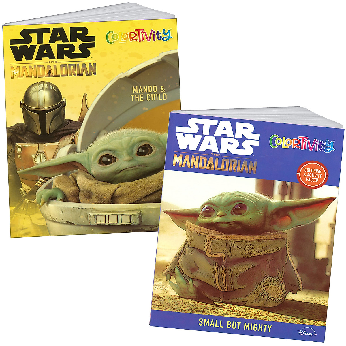 Star War Mandalorian & Baby Yoda Coloring & Activty Book Set - x2