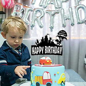 Auteby Happy Birthday Cake Topper - Video Game Birthday Party Cake Decorations Party Supplies