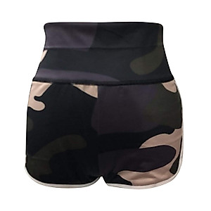 Bblulu 2 Pcs Yoga Shorts for Women Tummy Control High Waisted Biker Shorts Workout Butt Lifting Tights Ruched Short Pants