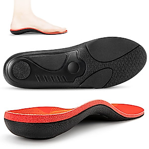 PCSsole Plantar Fasciitis High Arch Support Insoles Men Women - Orthotic Shoe Inserts for Arch Pain Relief - Boot Work Shoe Insole - Standing All Day Comfort