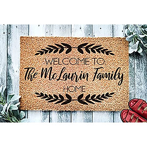 Personalized Doormat | Custom Doormat | Wedding Gift | Housewarming Gift | Closing Gift | Welcome Doormat | Front Door Mat | Farmhouse Decor