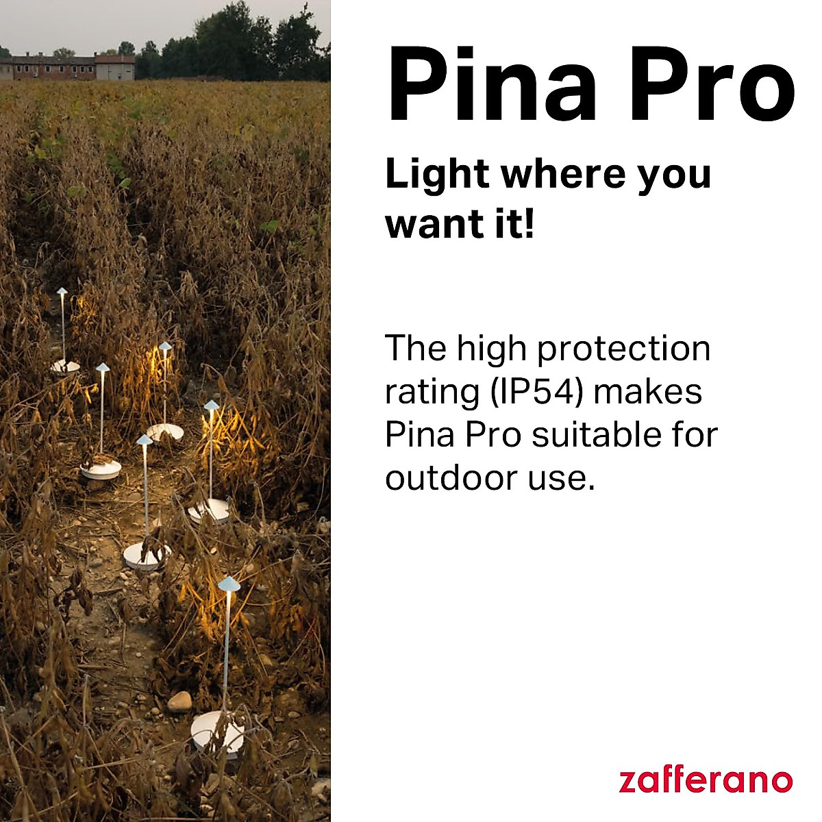 Zafferano, Pina Pro Lamp, Rechargeable Cordless Table Lamp with Touch Controls, Suitable for Indoor and Outdoor, Dimmer, 2200-3000 K, Height 11.4 Inches, Black Color