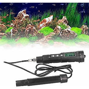 Generic Dissolved Oxygen Meter, Digital Oxygen Test Kit Analyzer, DO Probe with ATC for Aquarium, Measurement Range: 0‑30mg/L 6 Replaceable Electrode Tips, 30ml Electrode Filling Fluid