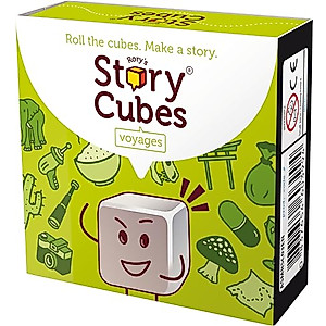 Rory's Story Cubes Voyages (Box) - Embark on Epic Adventures! Creative Storytelling Game for Kids & Adults, Ages 6+, 1+ Players, 10 Minute Playtime, Made by Zygomatic