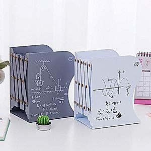 Telescopic Book Stand Retractable Medium-Sized Folding Book Clip Book by bookend Three-Column Large Student Cartoon Creative Thickening