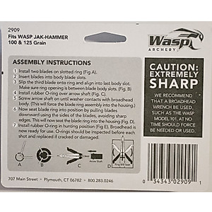 Replacement Blades for Wasp Jak-Hammer 100 & 125 1 3/4"