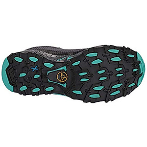 La Sportiva Womens Wildcat 2.0 GTX Trail Running Shoes, Carbon/Aqua, 6.5