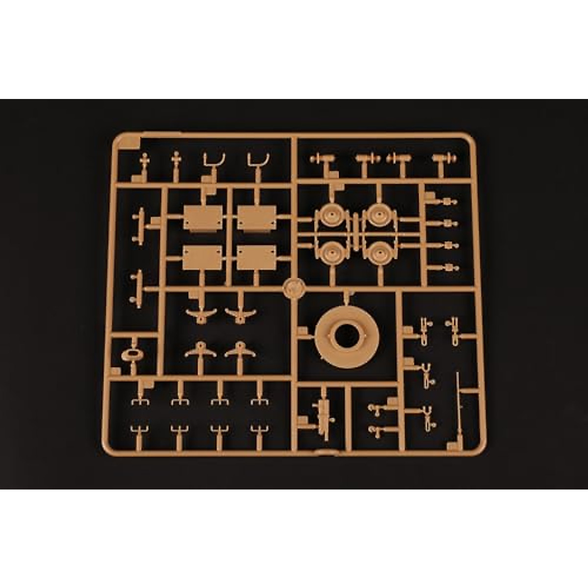 Hobbyboss 82953 1/72 Tank Hunter Railcar 51 Model Kit, Multi-Coloured