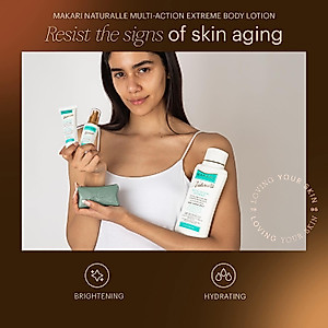 MAKARI Naturalle Multi-Action Extreme Body Lotion SPF15 (17.6 oz) | Moisturizes, Softens, Nourishes, and Enhances Natural Skin Radiance | Protects Against Sun Damage | Recommended for All Skin Types