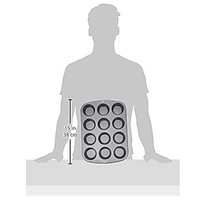 Wilton Recipe Right Nonstick 12-Cup Regular Muffin Pan (2, STANDARD)