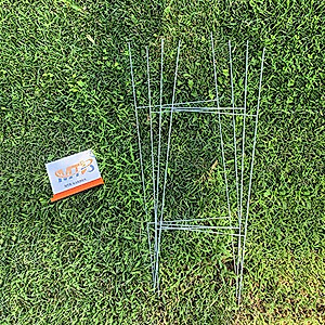 MTB H Frame Wire Stakes 30 x10-inch (Pkg of 5) 9ga Metal -Yard Sign Stakes for Advertising Board,Yard Stakes for Signs,Lawn Sign Holder