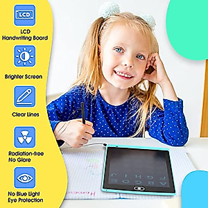 ABC Learning for Toddlers, Montessori Alphabet Number Tracing Toys, Handwriting Practice for Preschool 4 5 6 Years Old Kids, LCD Writing Tablet, Letter Tools Educational Learning Toys