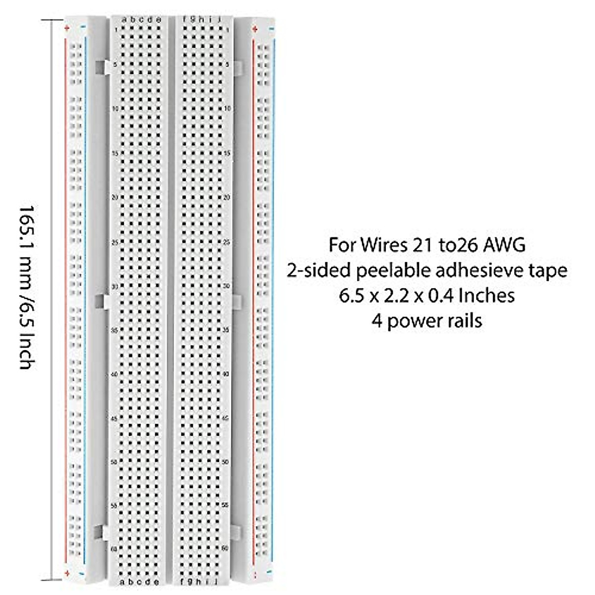 DEYUE 3 Set Standard Jumper Wires Plus 3 Set of Solderless Prototype Breadboard 830 tie Points Breadboard | 3 Set of M/F, M/M, F/F - Each 40pin Electronic Jumpers Wire