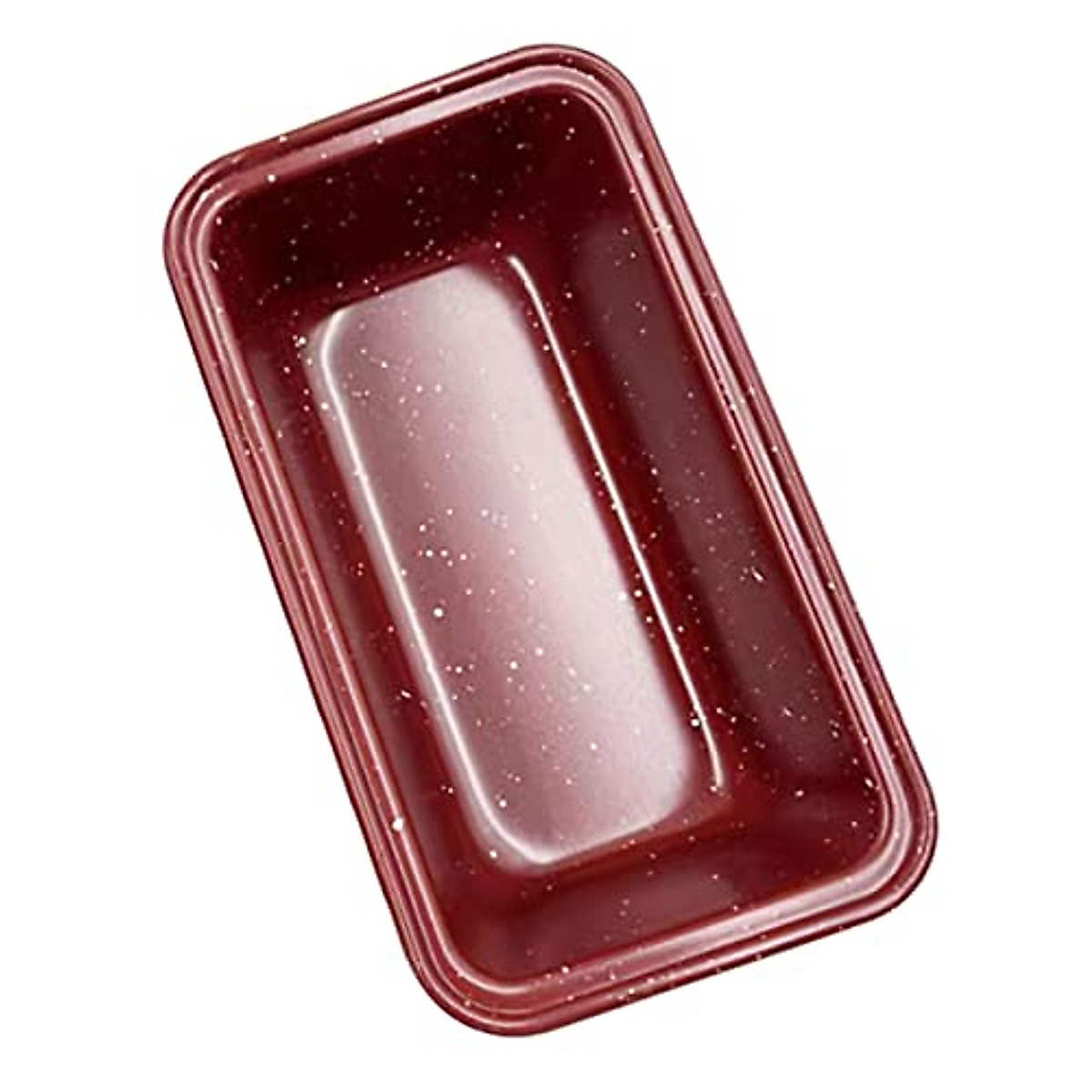 Angoily Loaf Pan 2pcs Toast Mold Bread Mold Loaf Nonstick Bakeware Handle Design Bread Mold Carbon Steel Baking Pan Kitchen Loaf Pan Small Tools Red Non Stick Bread Baking Tools