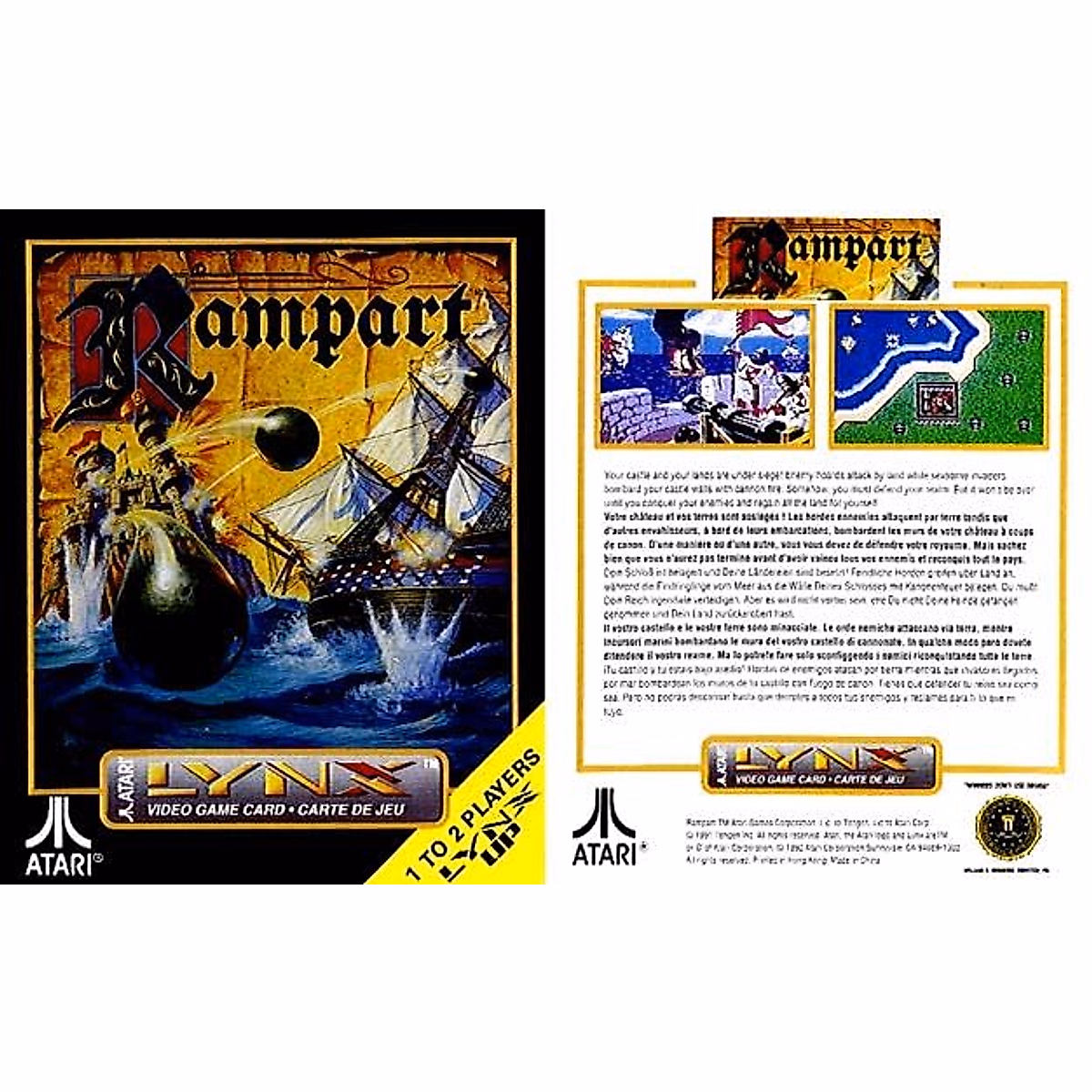 Rampart Atari Lynx by Atari