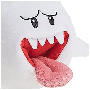 Little Buddy Super Mario All Star Collection 1428 Ghost Boo Stuffed Plush, 4"