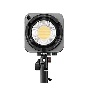 ZHIYUN MOLUS G200 COB Video Light Bowens Mount Camera Light, Bi-Color 2700K-6500K Photography Lighting, ZY Vega App Control for Portrait, Studio, Interview and Filming