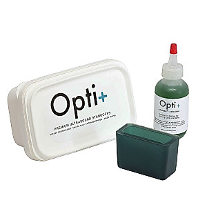 Opti+ Ultrasound Probe Standoff Kit, Cleaning Solution, High Clarity Standoff, Case