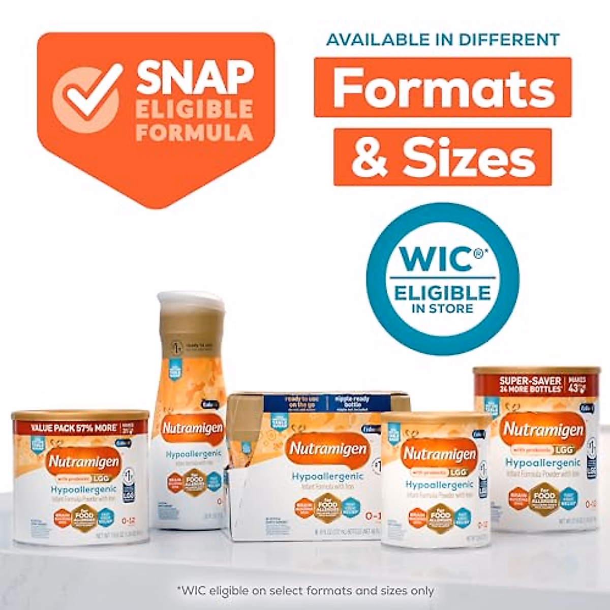 Enfamil Nutramigen Baby Formula, Hypoallergenic and Lactose Free Formula with Enflora LGG, Fast Relief from Severe Crying and Colic, Ready to Use Bottle, 32 Fl Oz